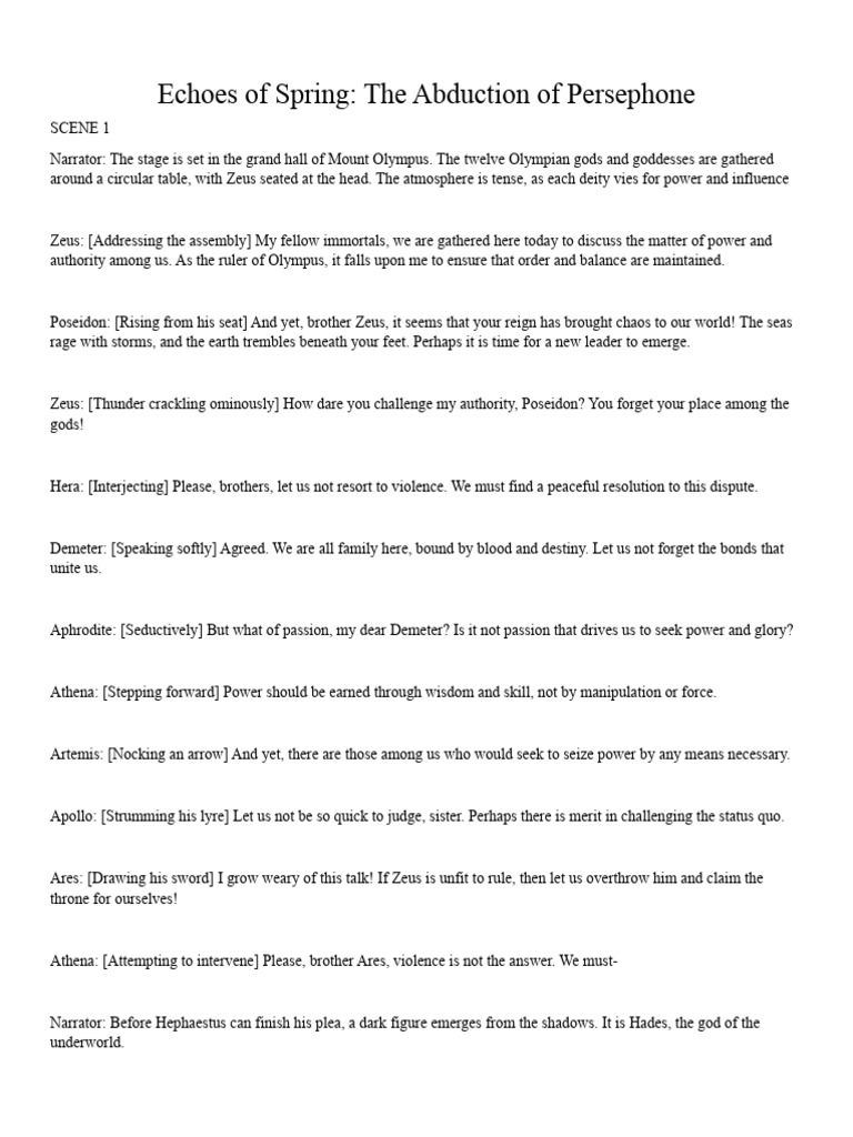 Script Lee 2 | PDF | Hades | Persephone