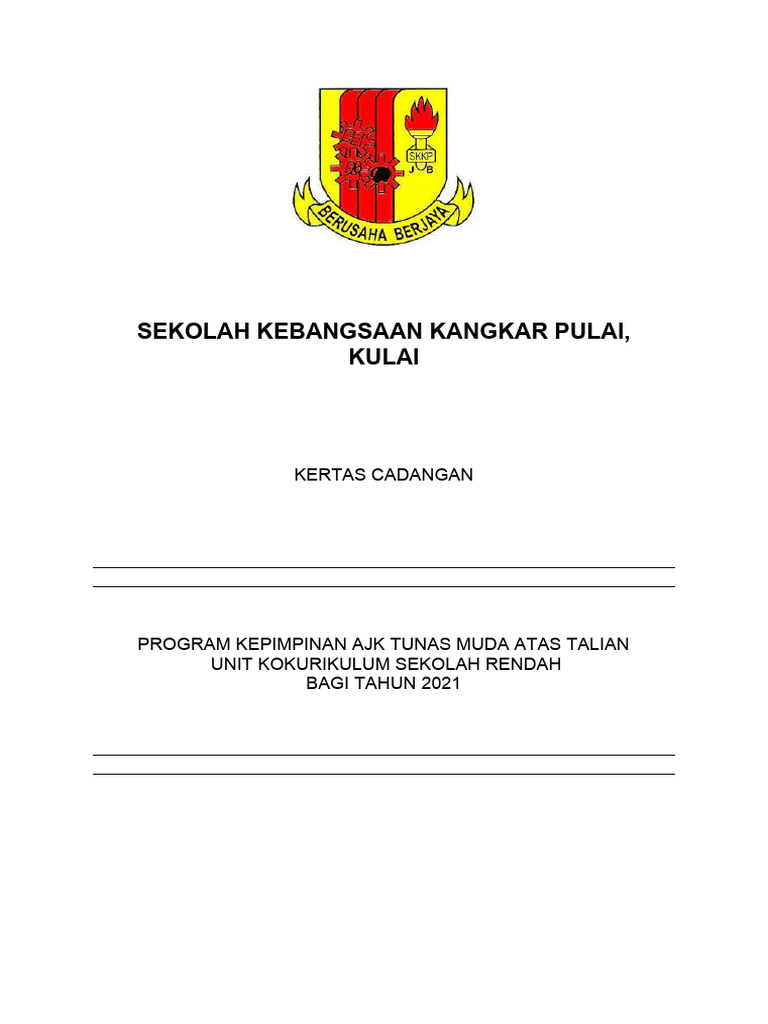 Kongsi Kertas Kerja Kursus Tunas Minda Kepimpinan AJK 2 | PDF