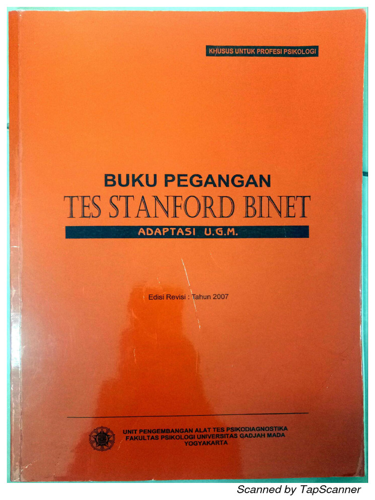 Buku Pegangan Tes Stanford Binet | PDF