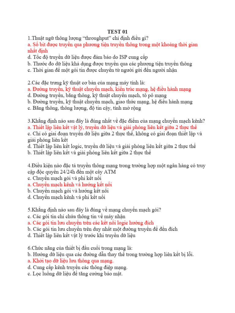 ĐỀ CƯƠNG CNM | PDF