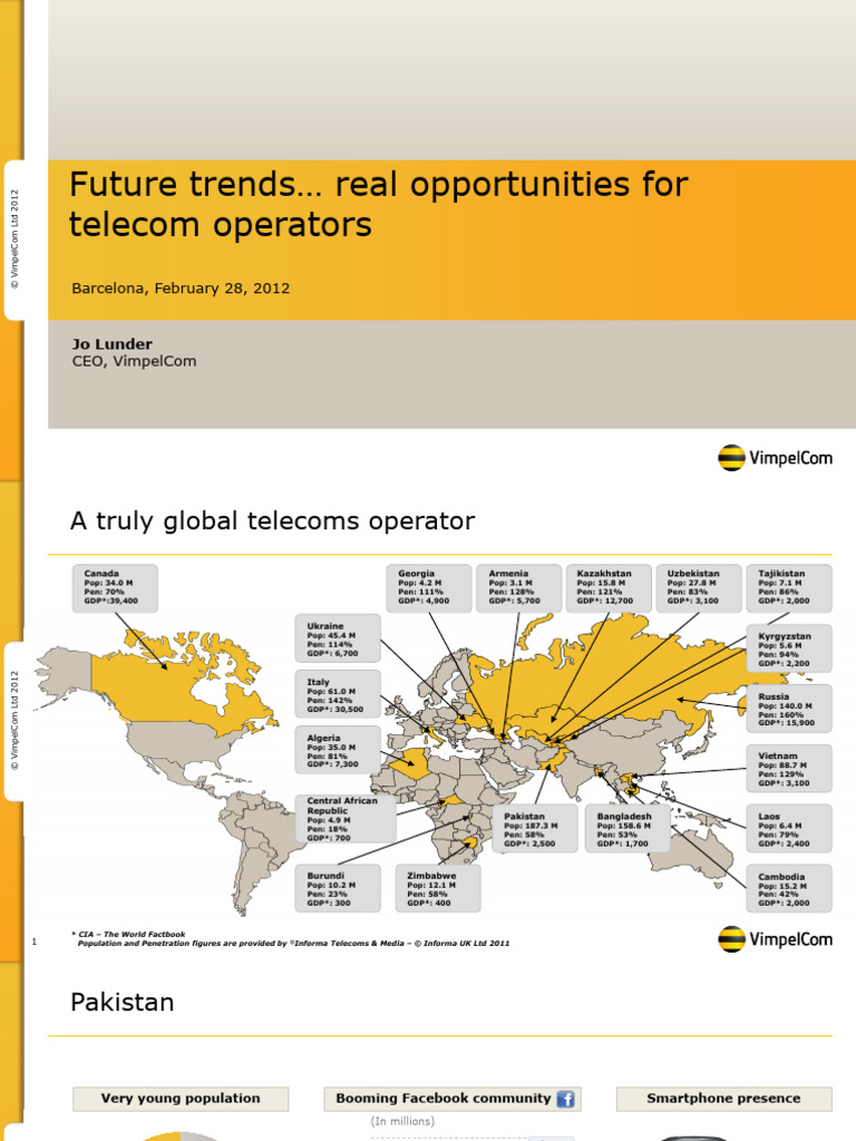 Keynote 3 - Jo Lunder - VimpelCom | PDF | Personal Computers | Mobile App