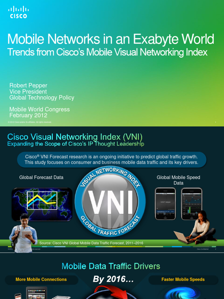 Networks 1 - Robert Pepper - Cisco | PDF | Mobile Broadband | Quality ...
