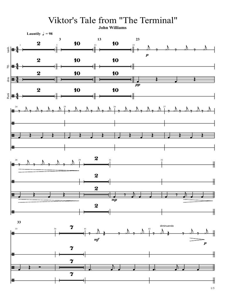 Viktor's Musical Tale in "The Terminal" | PDF | Pandemic | Epidemics