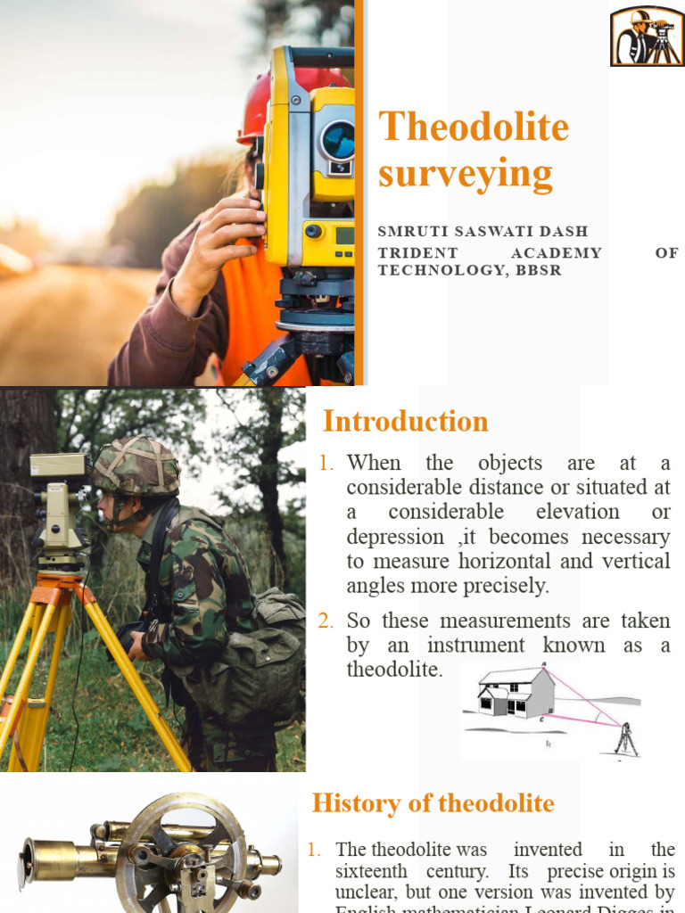 Theodolite Surveying | PDF | Surveying | Metrology