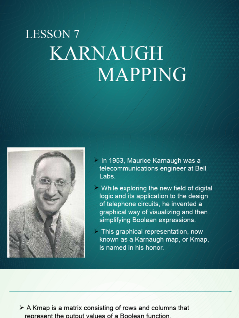 Lesson7 K Mapping | PDF | Theoretical Computer Science | Boolean Algebra