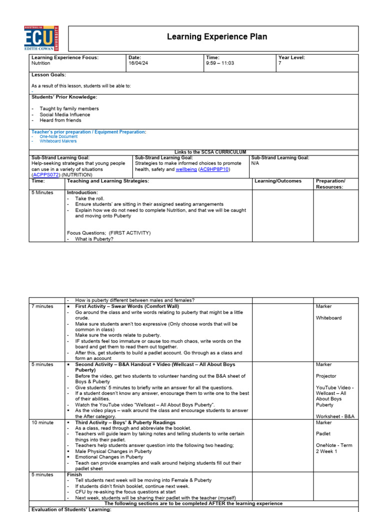 Lesson 1 7HEA - 7 (New) | PDF | Learning | Behavioural Sciences