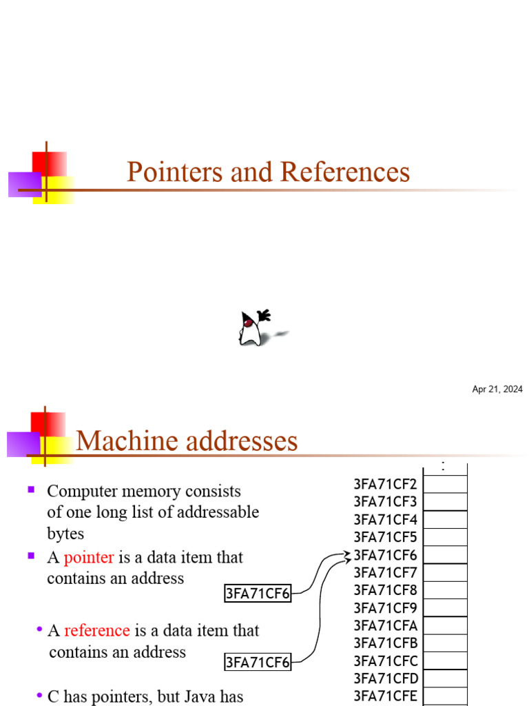 15 Pointers And References Pdf Pointer Computer Programming Data Type 