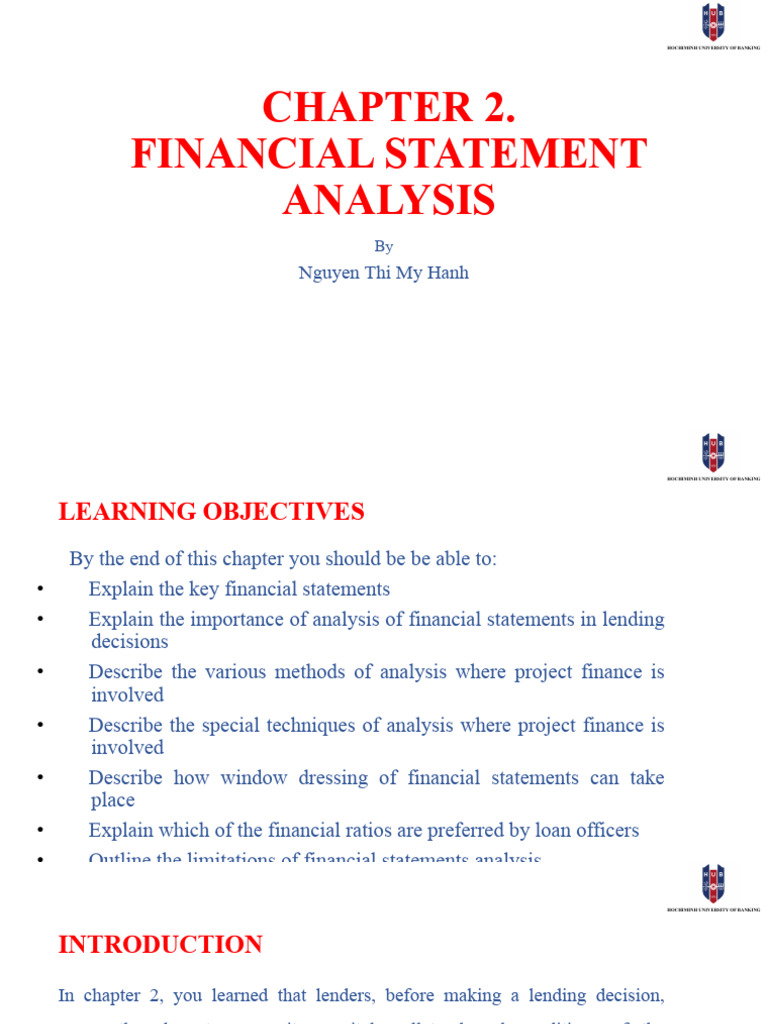 Chapter 2. Financial Statement Analysis | PDF | Net Present Value ...
