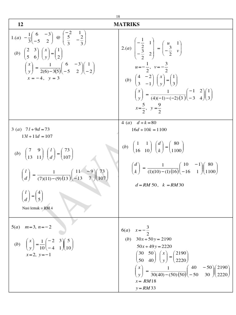 Skema Modul Mathematic F5 CHP 2 | PDF