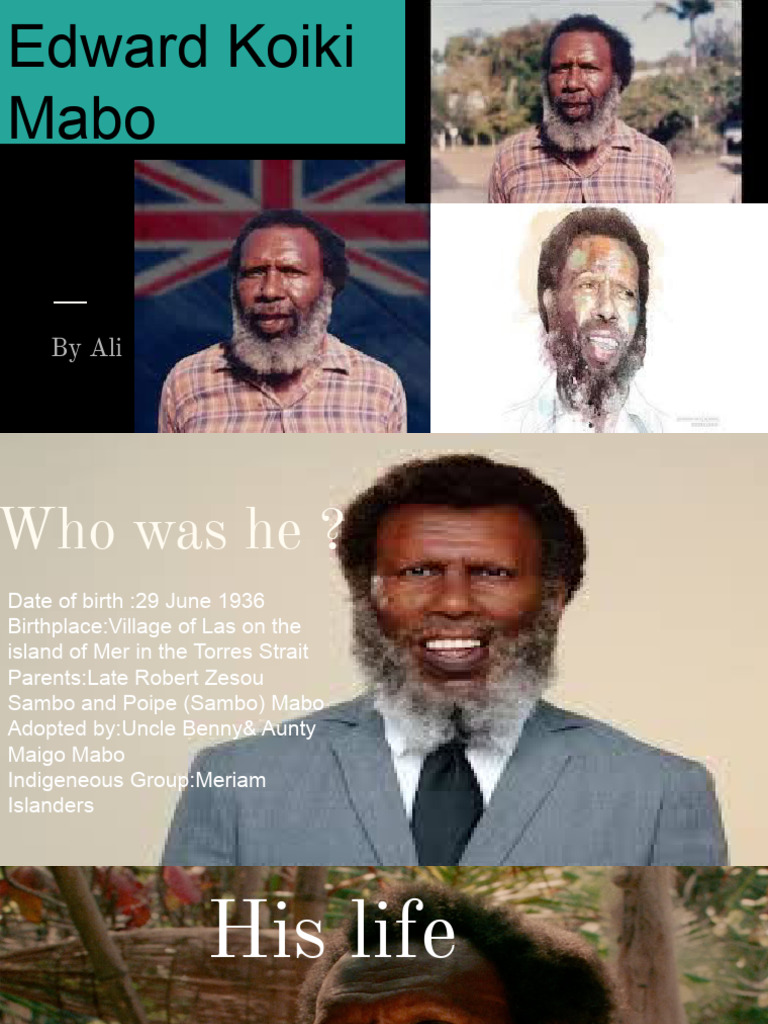 Edward Koikki Mabo | PDF | Indigenous Australians | Australia
