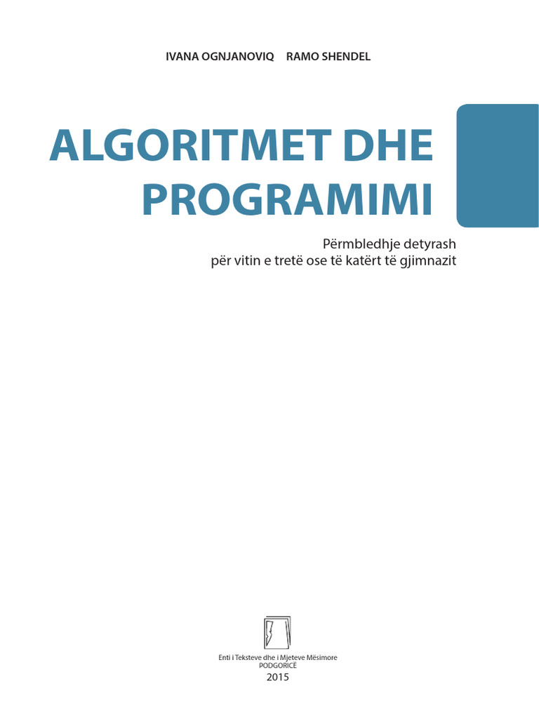 Algoritmi I Programiranje ZBIRKA-3 | PDF
