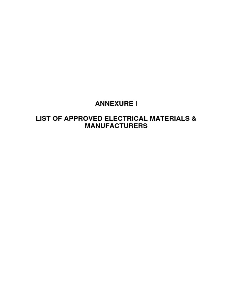 Electrical Vendor List | PDF | Electrical Engineering | Electricity
