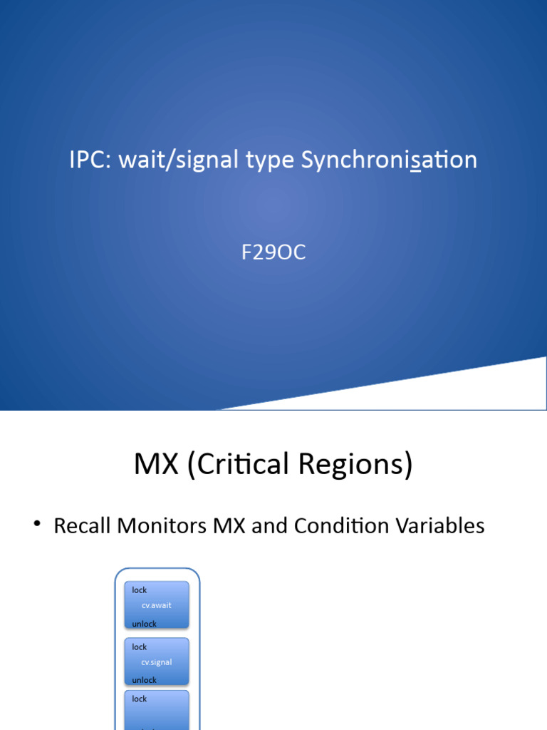 Other - Wait Signal IPC | PDF | Boolean Data Type | Computer Programming