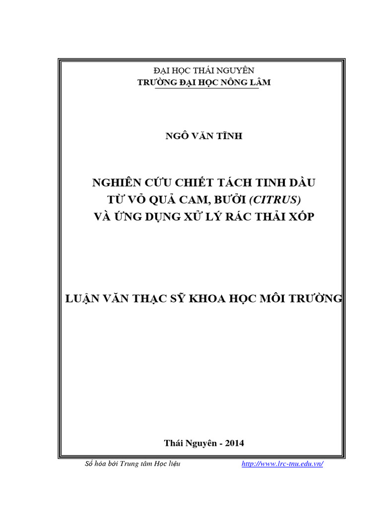 (123doc) - Nghien-Cuu-Chiet-Tach-Tinh-Dau-Tu-Vo-Qua-Cam-Buoi-Citrus-Va-Ung-Dung-Xu-Ly-Rac-Thai ...