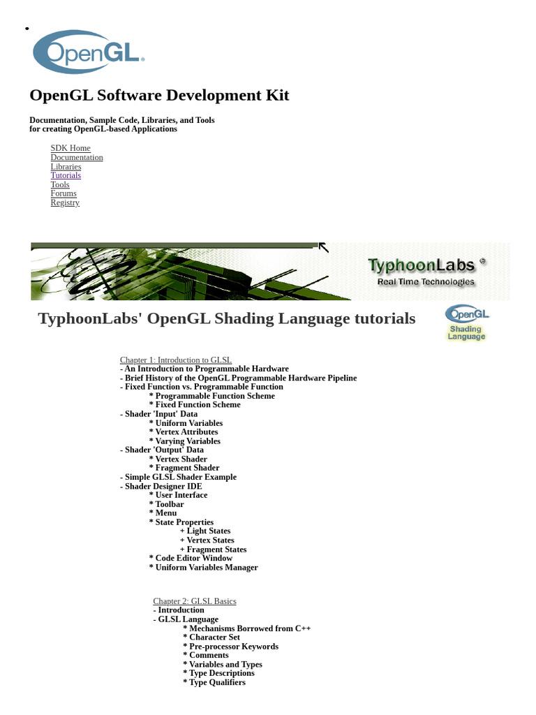 Typhoon Labs | PDF | Shader | Computer Science