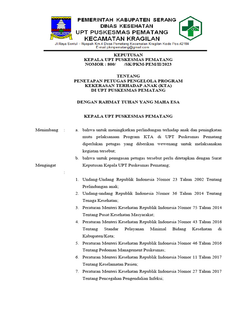 SK Kta | PDF | Bisnis