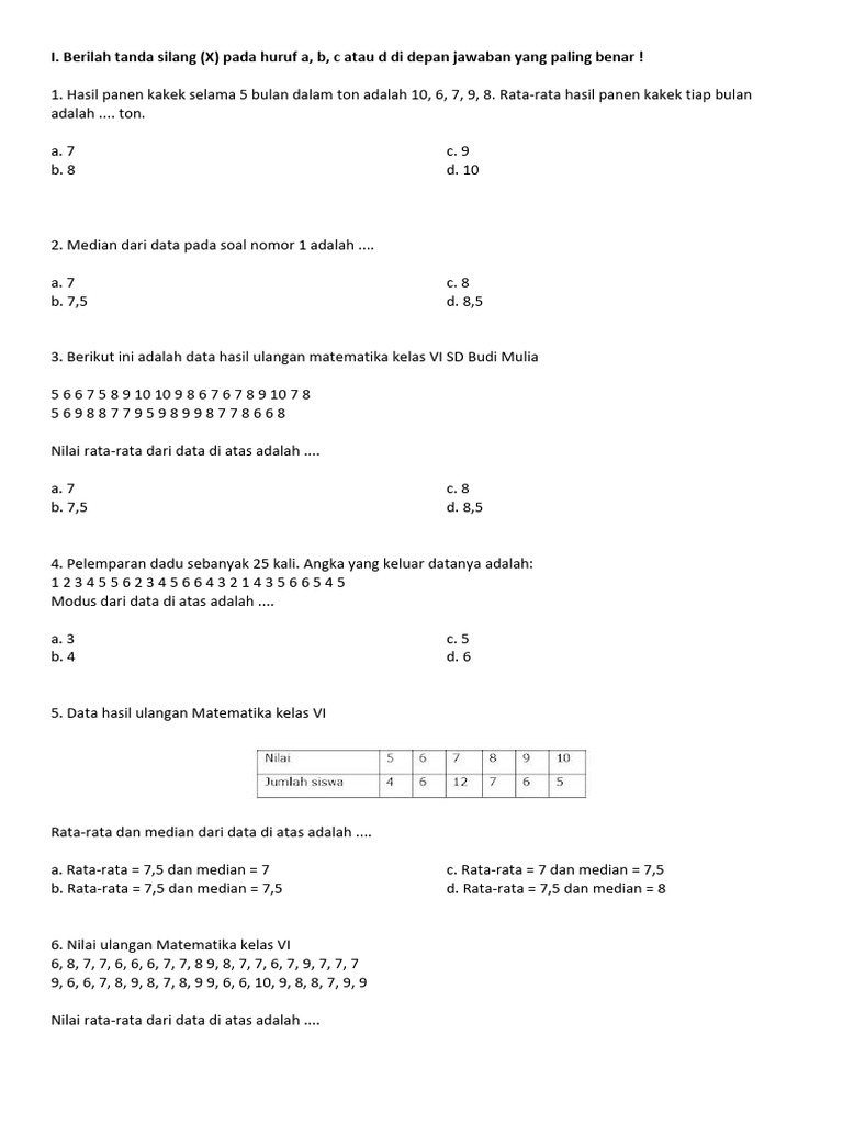 MTK GRD4 Mean Modus Median SMS2 | PDF
