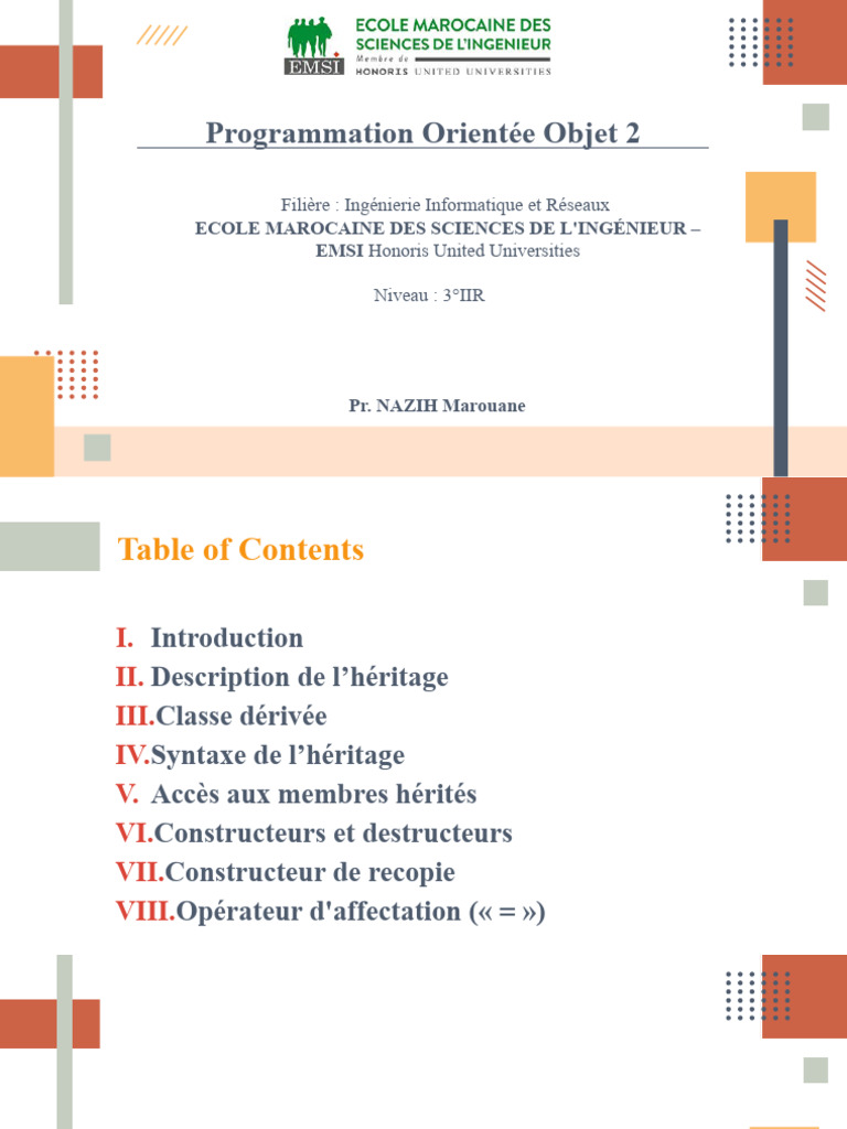 Héritage en C# : Simple et Multiple | PDF | Classe (informatique ...