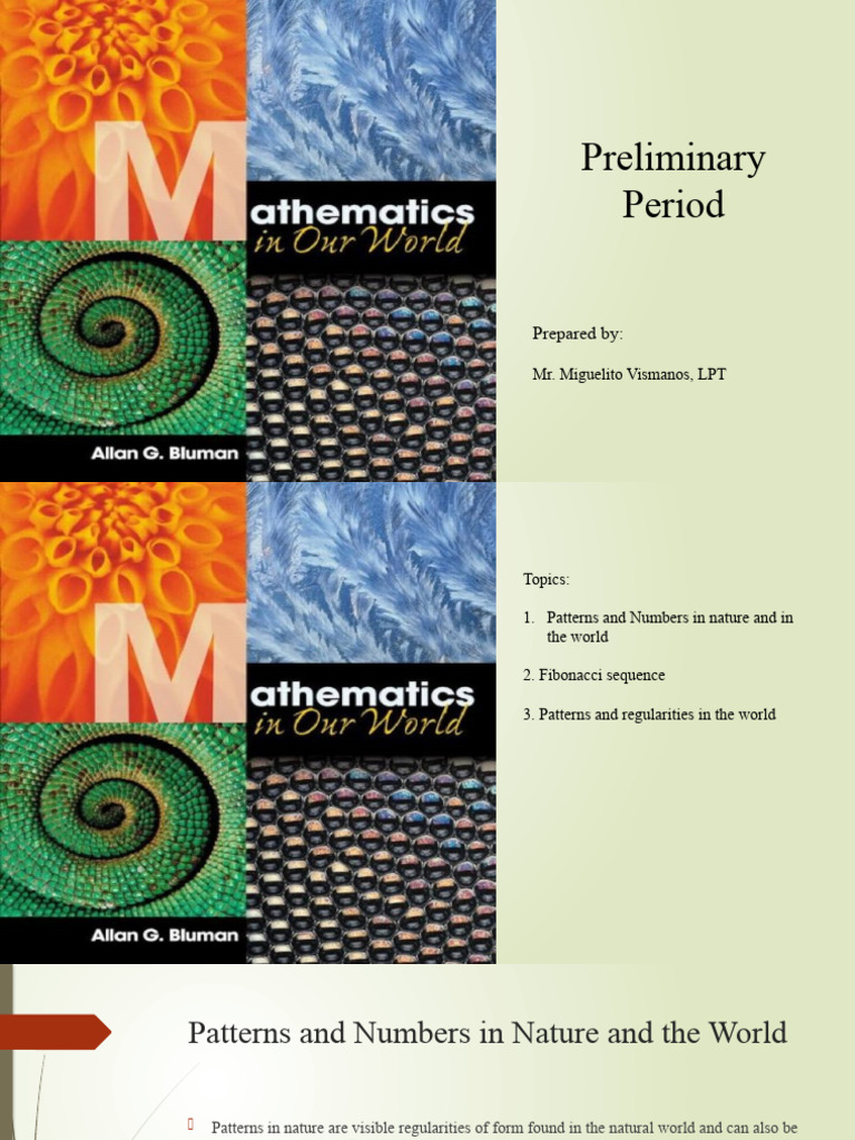 Mathematics in our World | PDF | Pattern | Mathematics