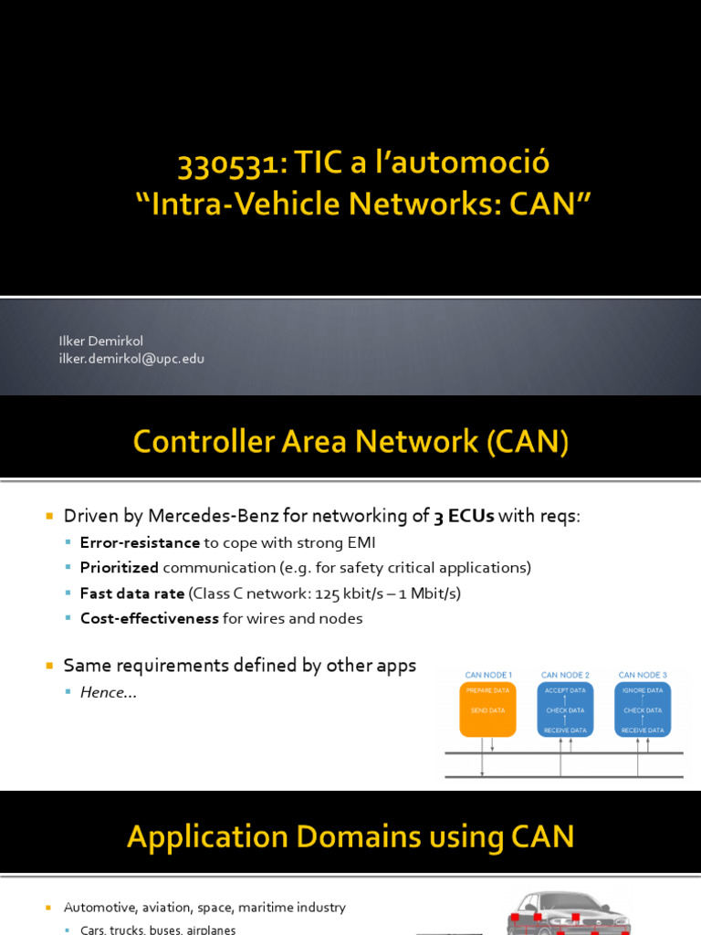 T3 IntraVehicleNetworking CAN PHY | PDF | Osi Model | Computer Network