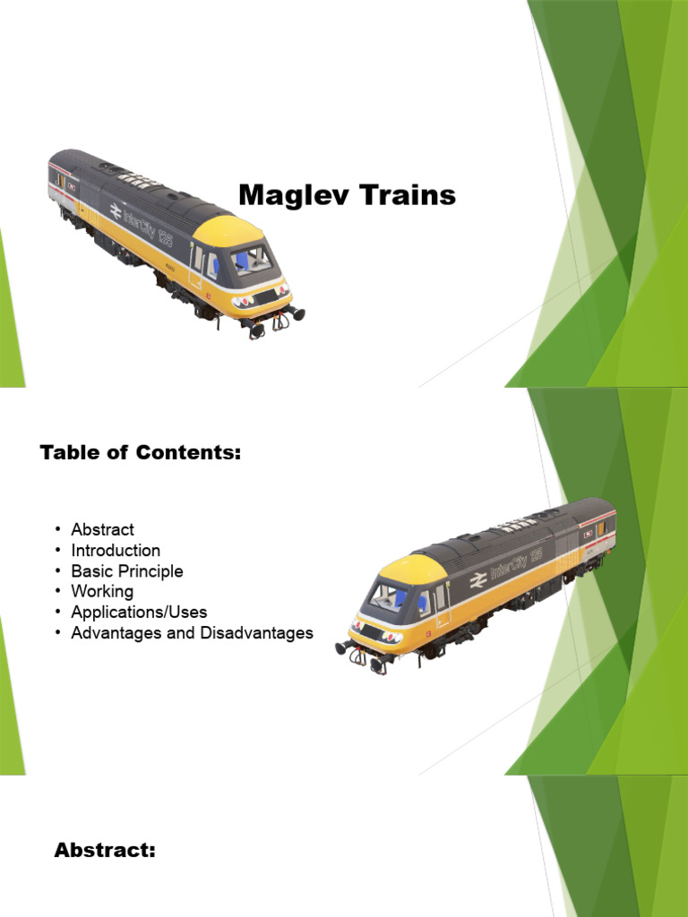 Maglev Train | PDF | Train | Electric Motor