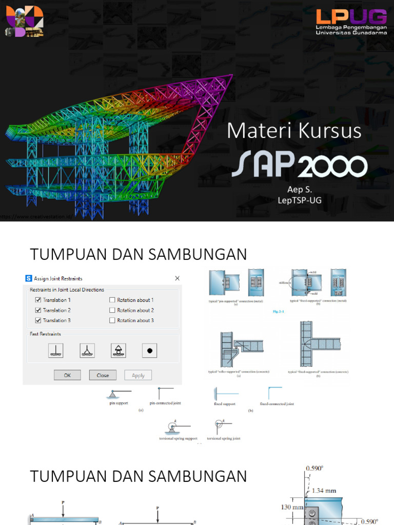 Materi SAP2000 | PDF
