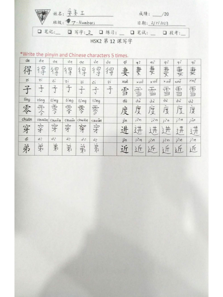 Chinese Writing | PDF
