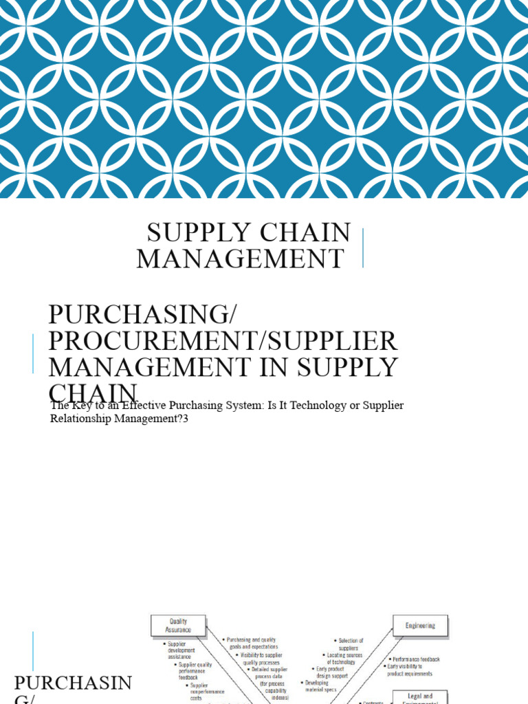 Bahan Ajar SCM 02 | PDF | Procurement | Supply Chain