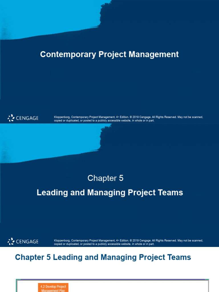 Chapter 05 Power Points | PDF | Project Management | Conflict Resolution
