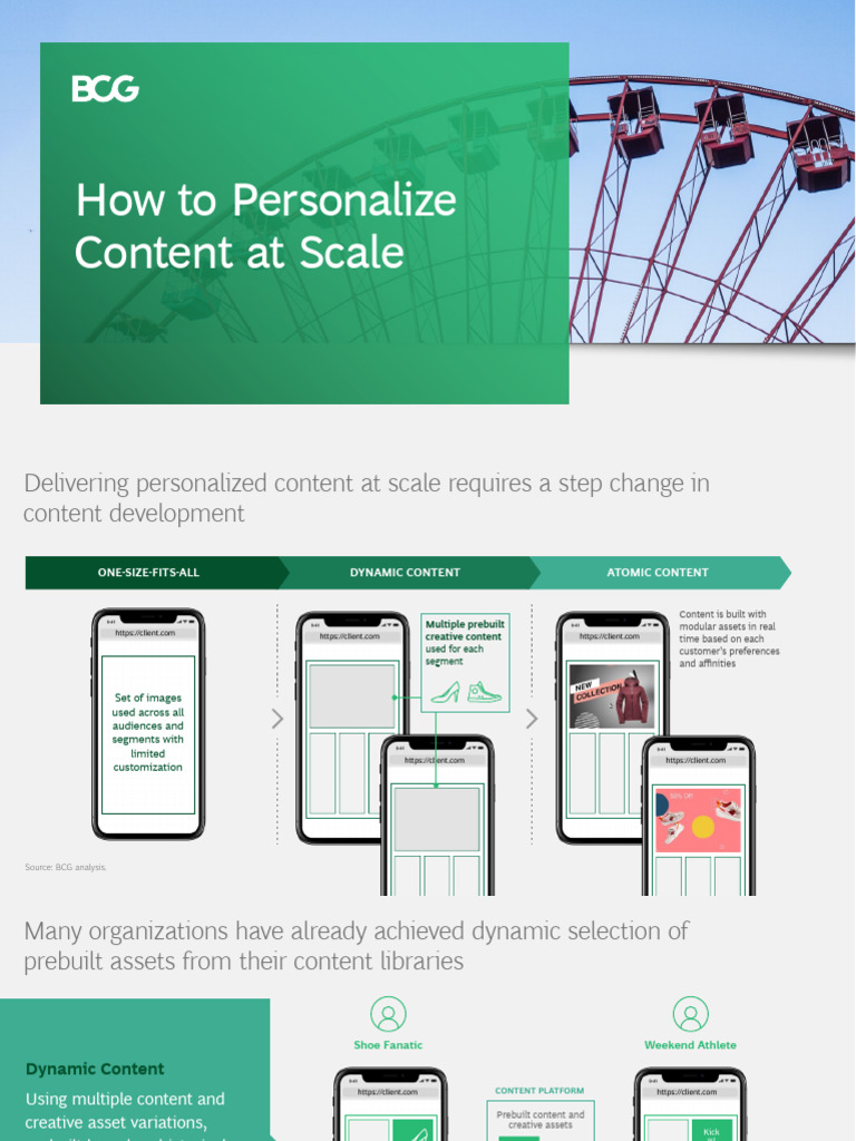 Personalizing Content at Scale | PDF | Analytics | Data