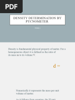 Expt. 1a - Density Determination Using A Pycnometer | PDF | Density ...