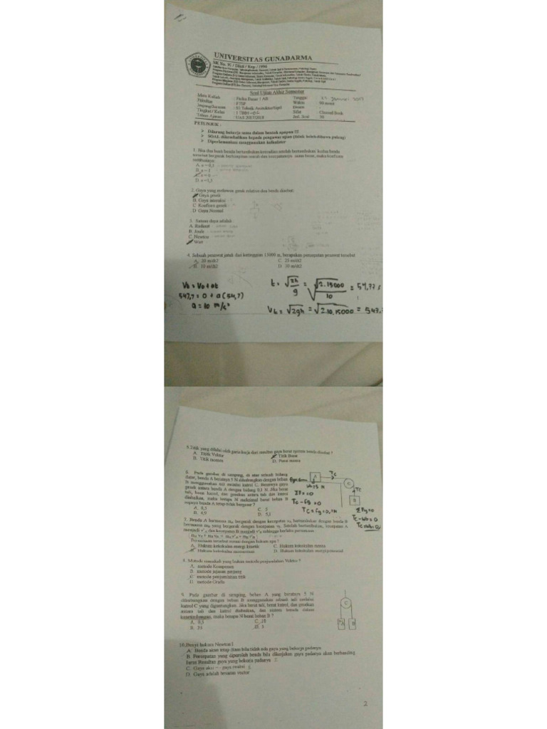 Latihan Uas Fisika | PDF