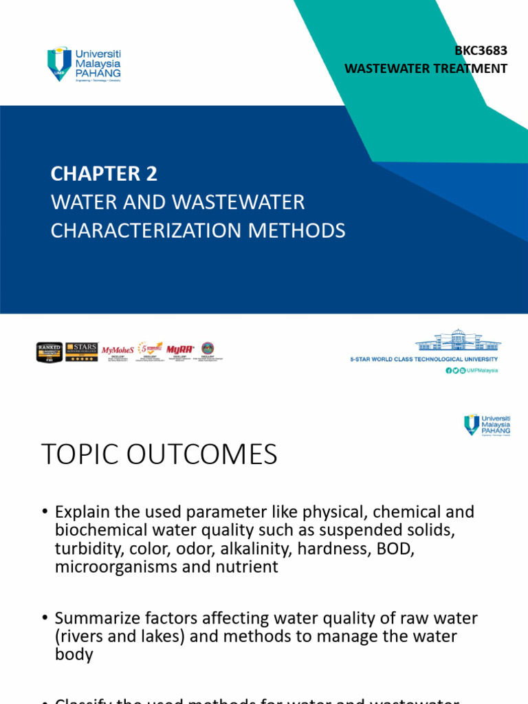 Chapter 2 - Water and Wastewater Characterization Methods | Download Free PDF | Water Pollution ...