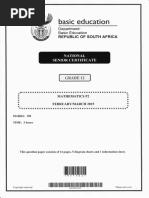 2016 Grade 12 Math Final Exam Paper 2 | PDF