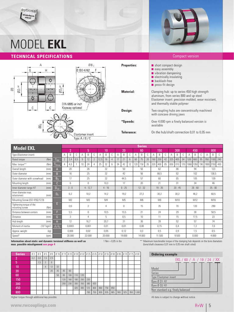R+W Ekl | PDF | Mechanical Engineering