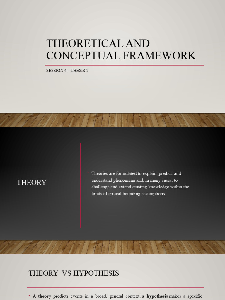 Understanding Theoretical Frameworks in Research | PDF | Theory | Reality