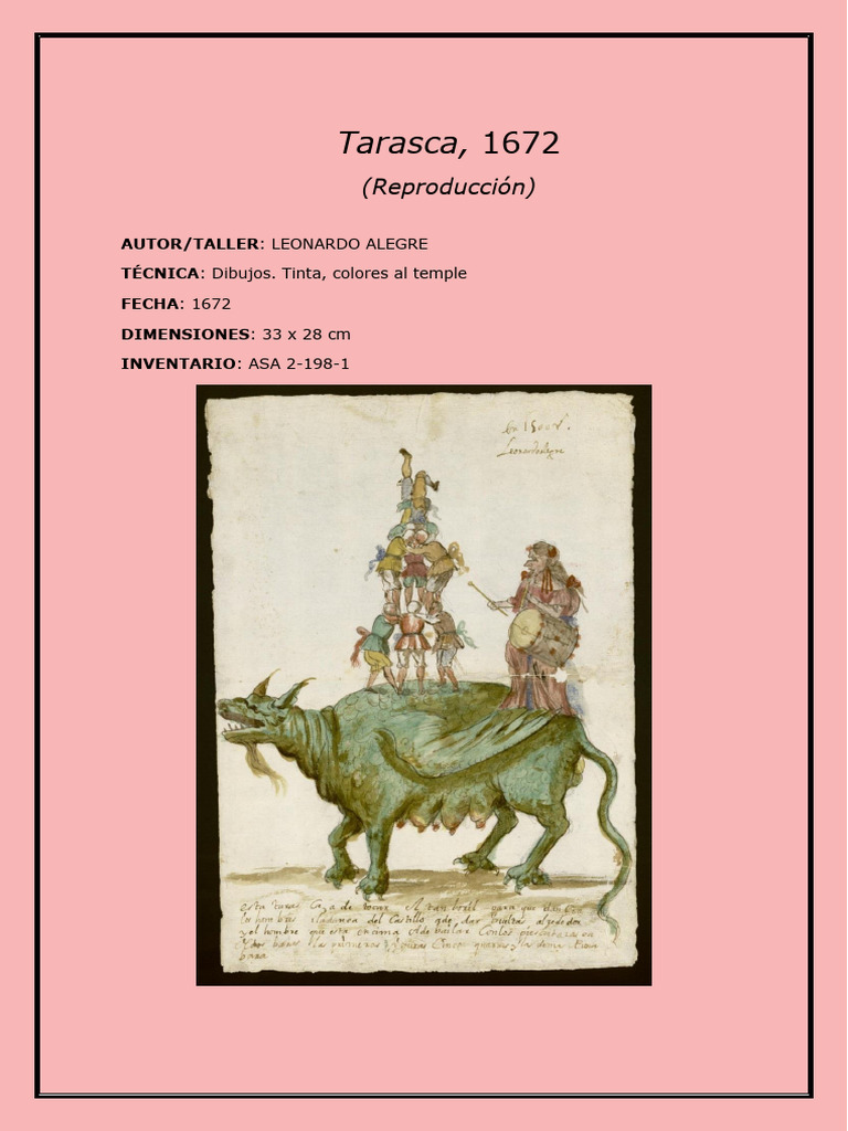 Tarascas en el Corpus de Madrid 1672 | PDF | Madrid