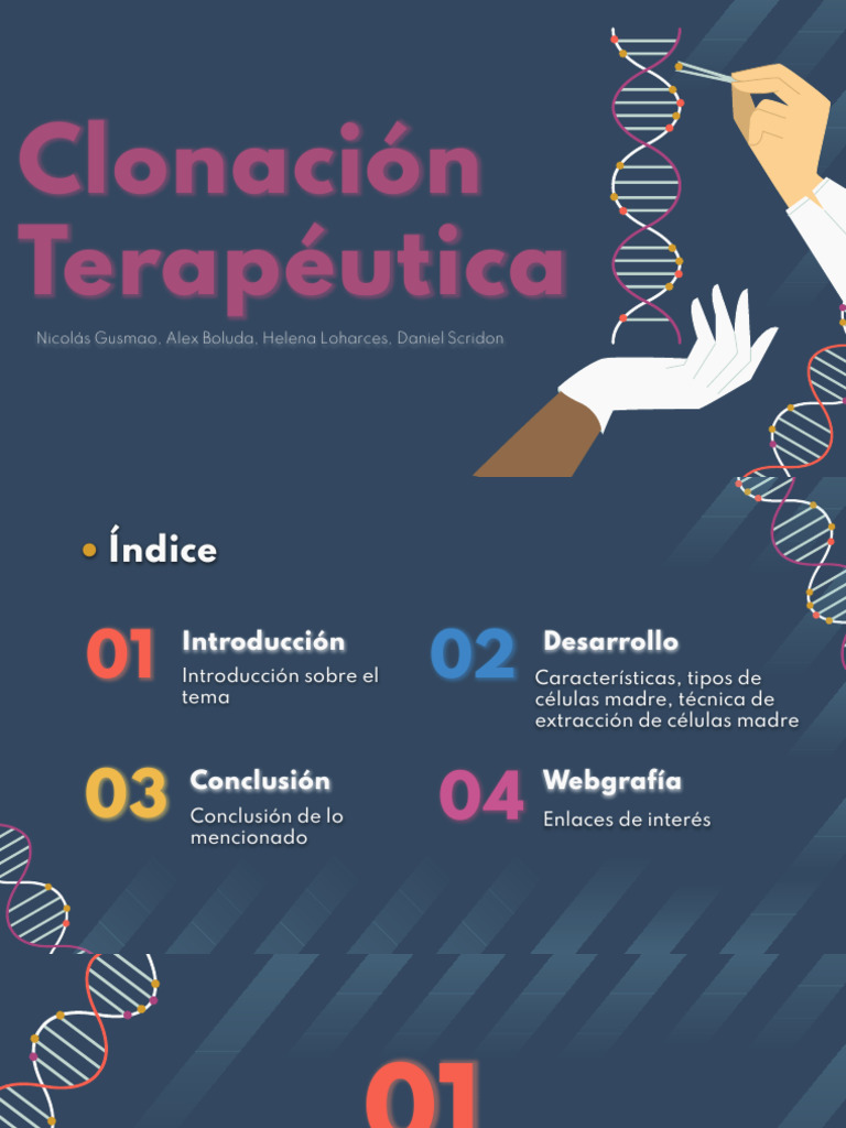Clonación Terapéutica y Células Madre | PDF | Célula madre | Clonación