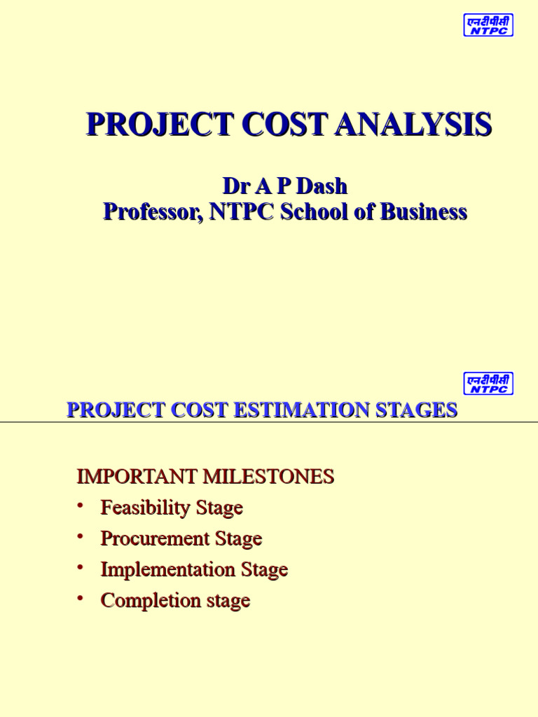 Project Cost Analysis Overview | PDF | Debt | Interest