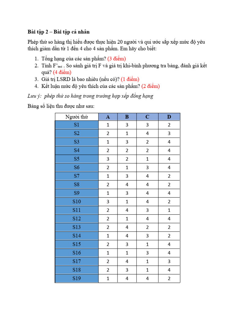 BT2-BT Ca Nhan | PDF