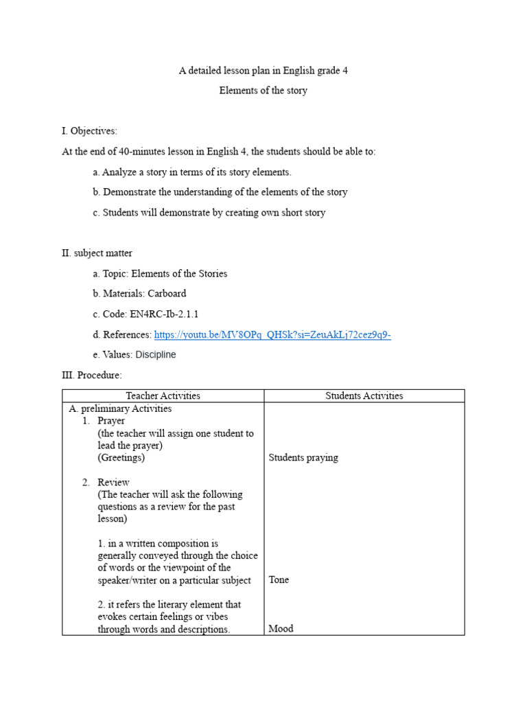 DLP English 4 Quarter 3 Week 7 | PDF | Lesson Plan | Behavior Modification