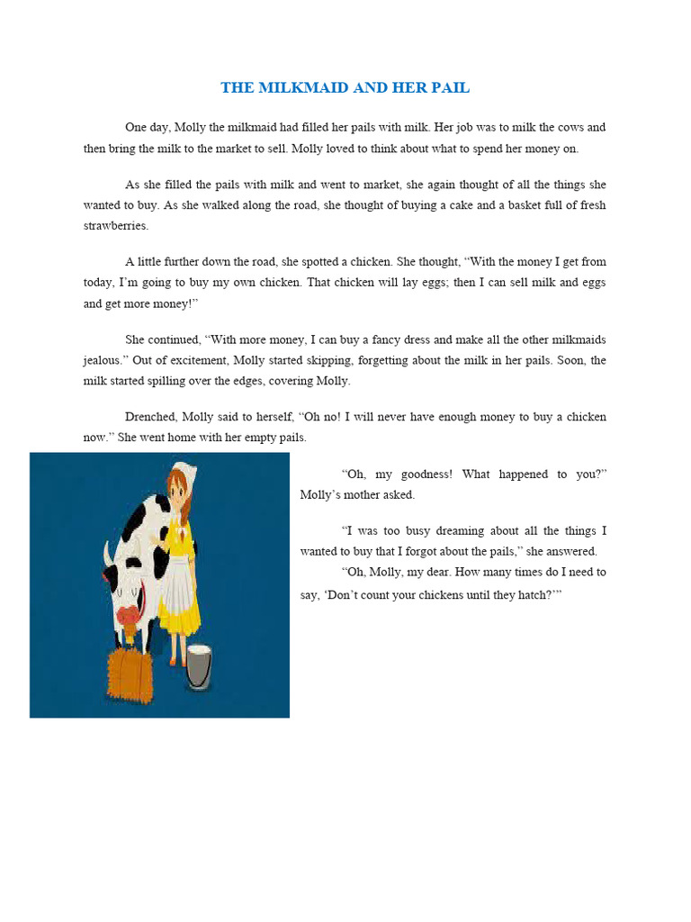 The Milkmaid and Her Pail-Printable | PDF