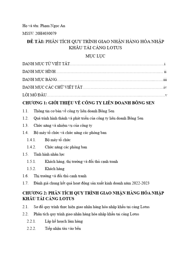 Báo Cáo Thực Tập Pdf