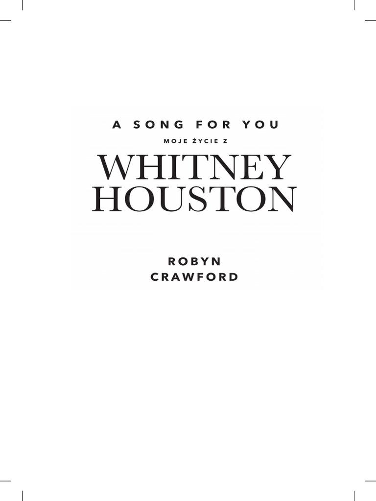 Whitney Houston Book | PDF