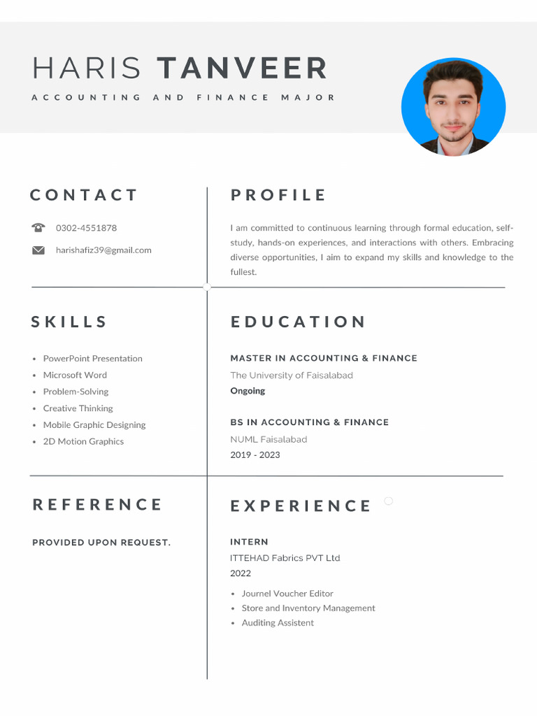 Haris's Resume (P) | PDF