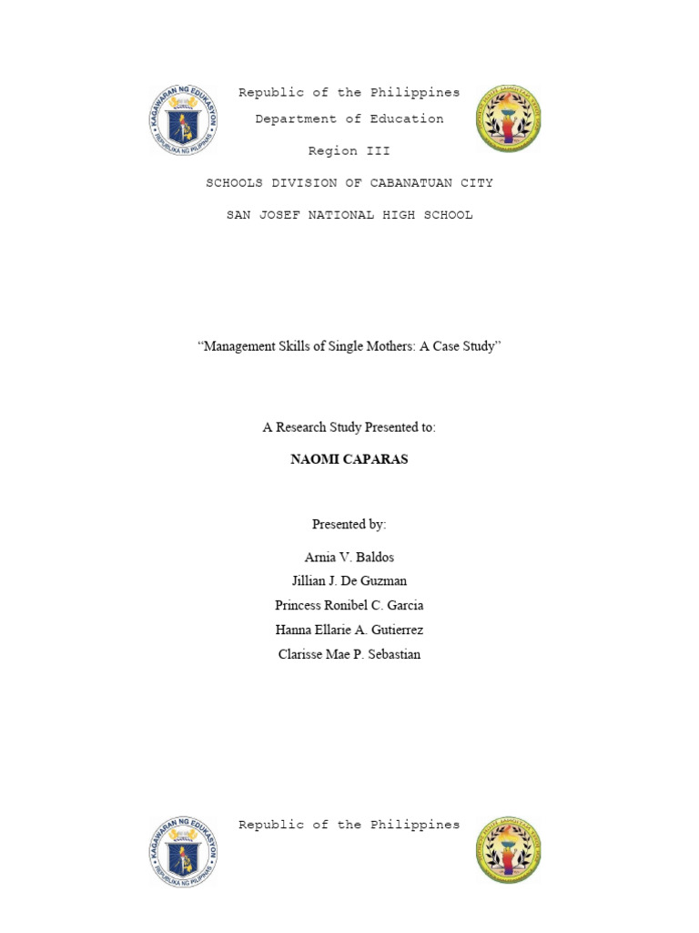 RRL Abm | PDF | Single Parent | Social Support