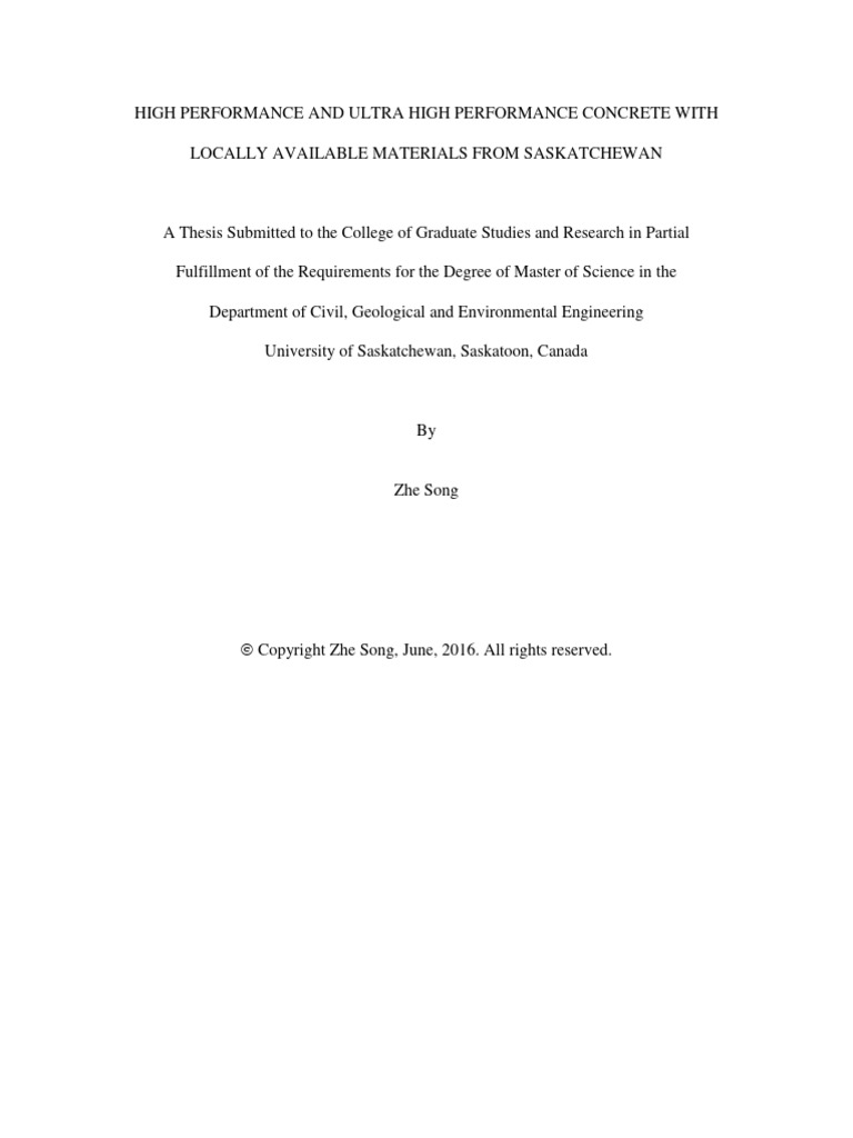 HIGH PERFORMANCE AND ULTRA HIGH PERFORMANCE CONCRETE WITH | PDF | Concrete | Reinforced Concrete