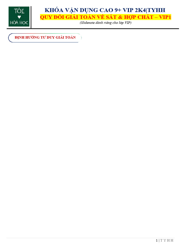 Quy Doi Giai Toan Ve Sat Va Hop Chat Vip 1 | PDF