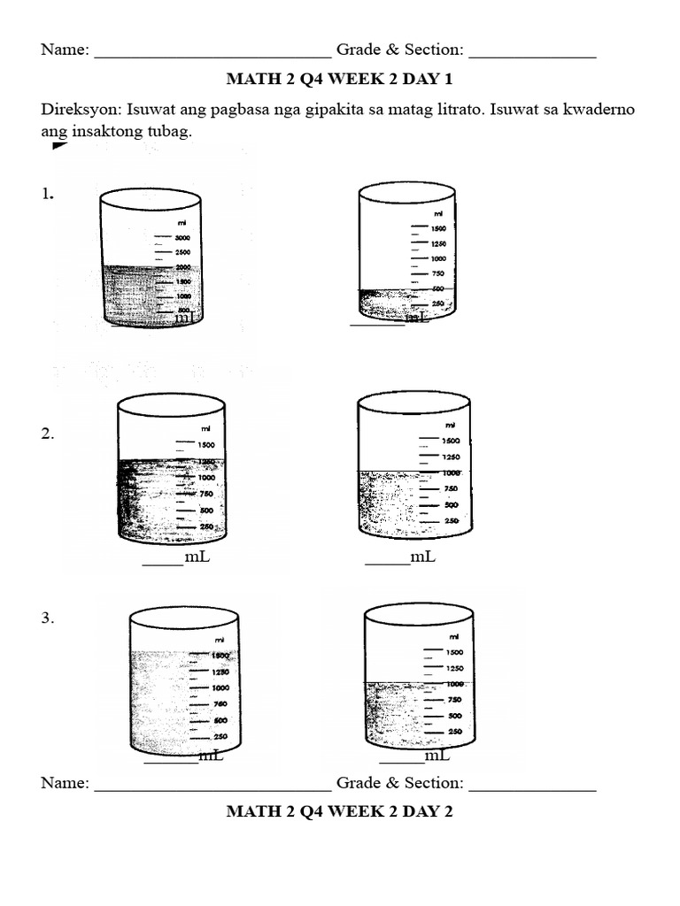 MATH 2 Activity Sheet Q4 W2 | PDF