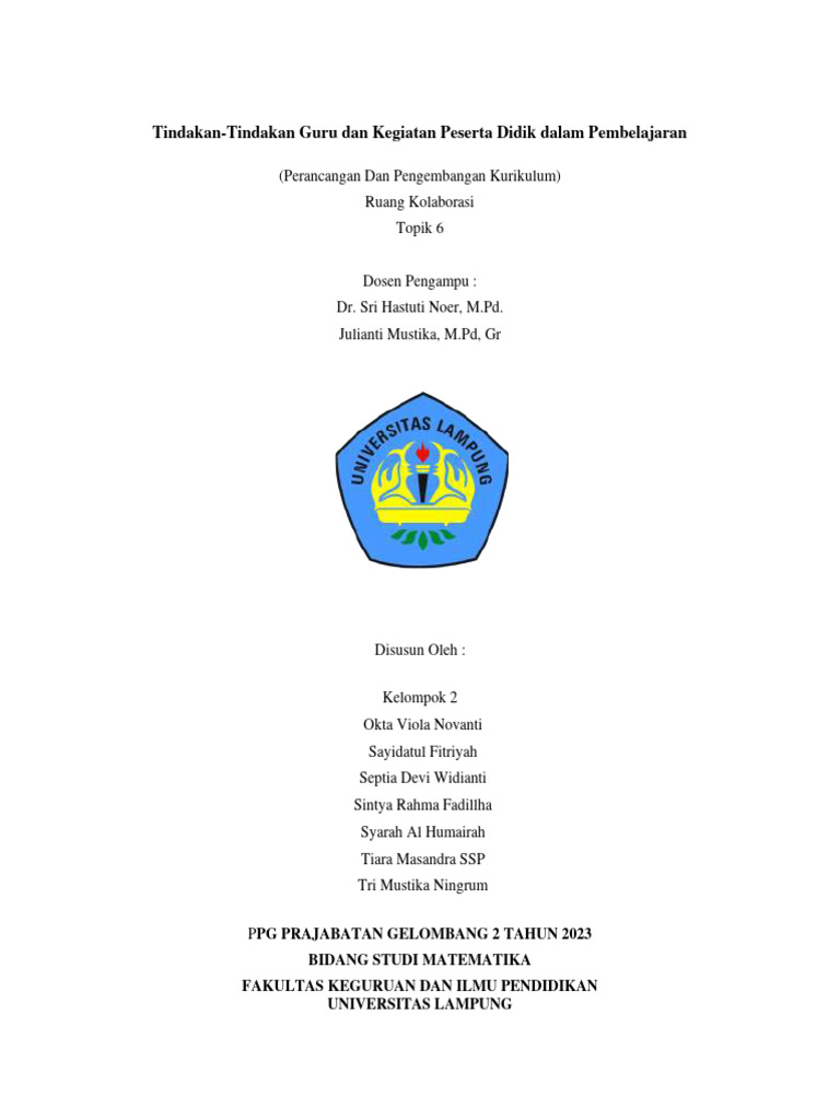 Topik 6 - Ruang Kolaborasi - Kelompok 2 - MK PPK | PDF | Karier & Perkembangan